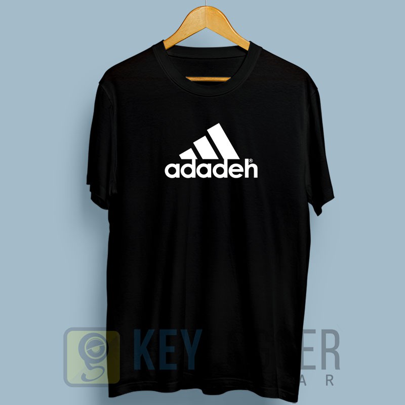 Jual Keylogger Kaos Plesetan Lucu Logo Adidas Adadeh 46 Brand Kata Kata ...