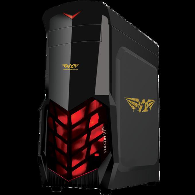 Jual CASING PC / CASING KOMPUTER ARMAGGEDDON V1X WARNA HITAM / BLACK ...