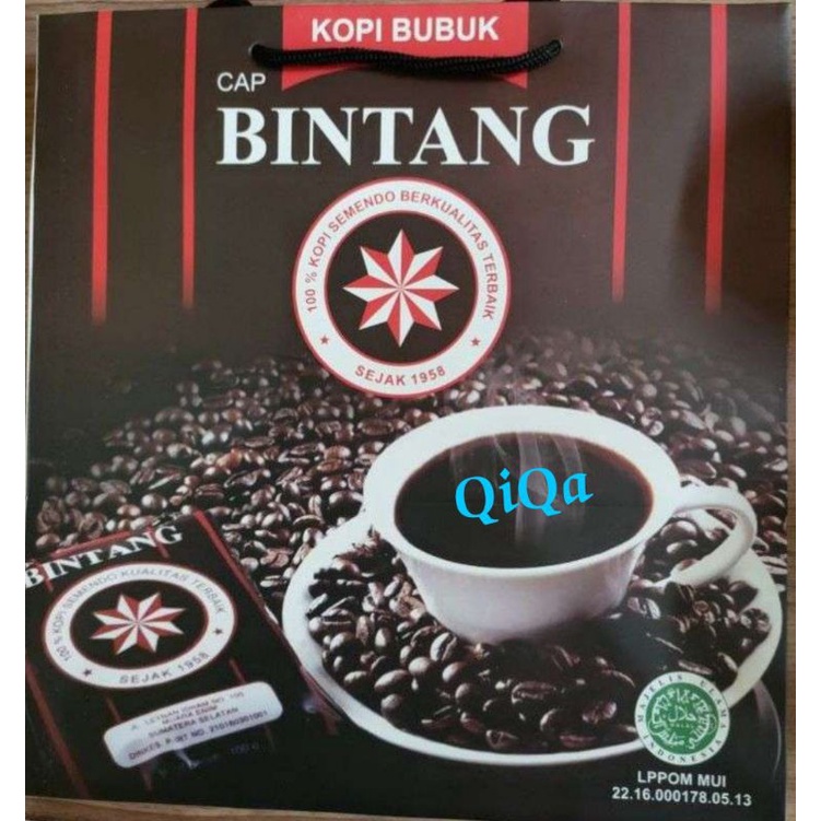 Jual cap BINTANG Kopi Bubuk Robusta (250gr) | Shopee Indonesia