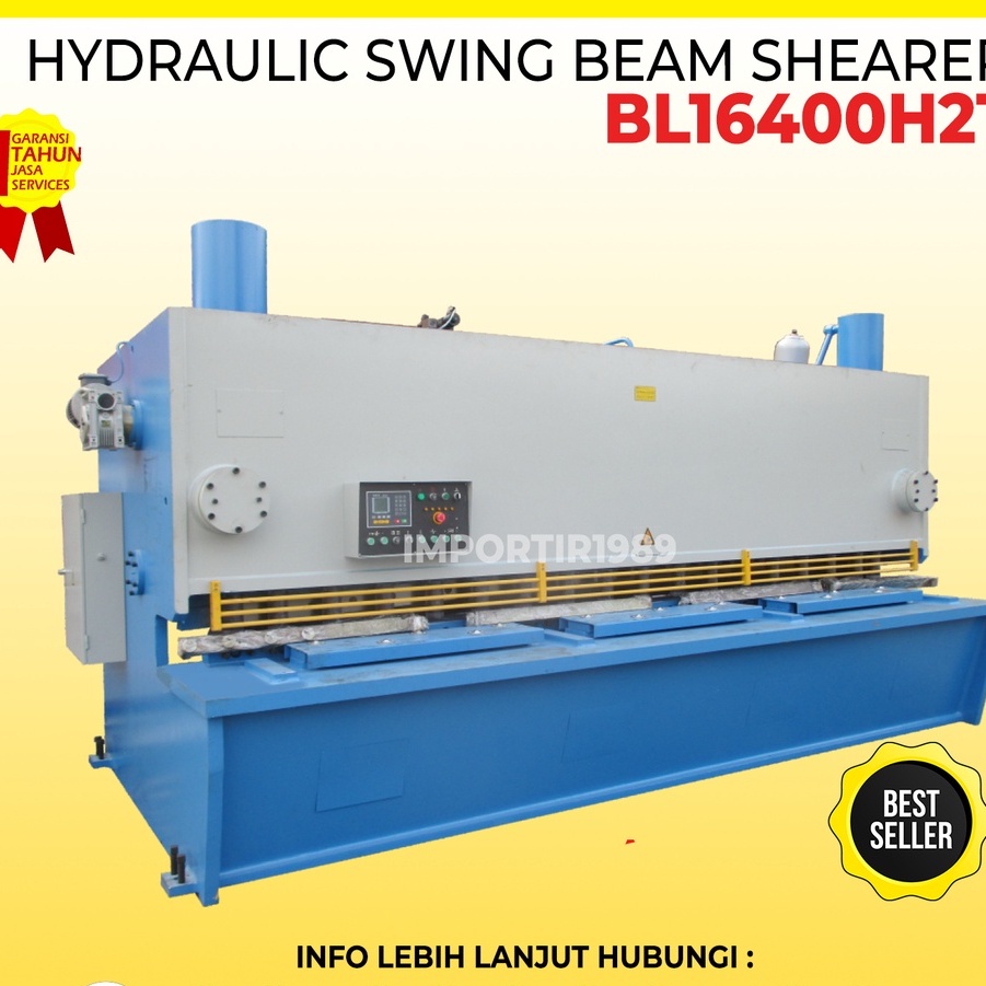 Jual Mesin Potong Plat 16x4000mm Hydraulic Beam Shearing BL16400H2T ...