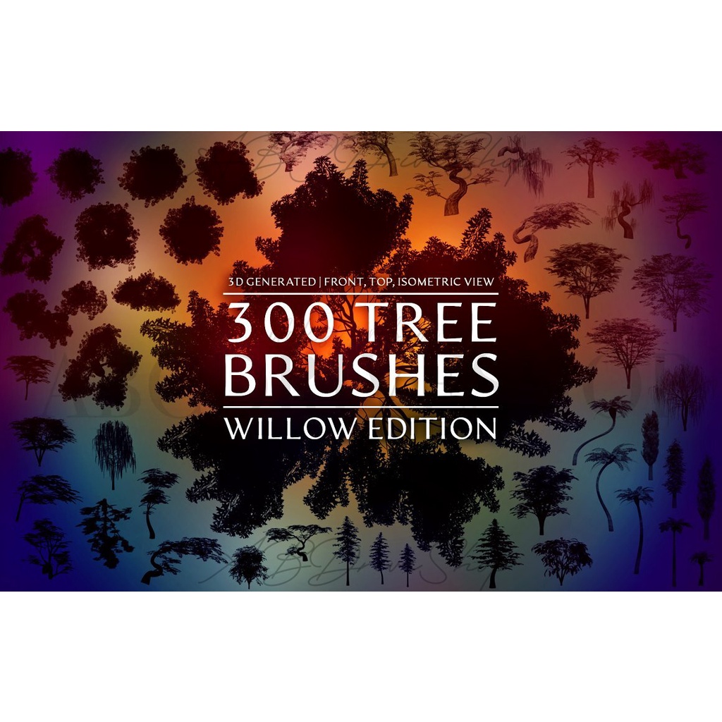 Jual Procreate Brush - Willow Tree Procreate Brushes | Shopee Indonesia
