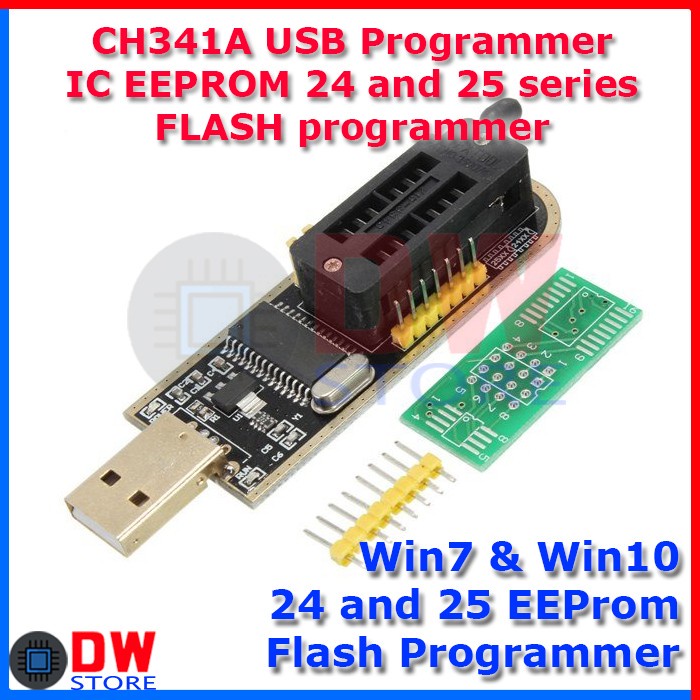 Jual Ch341a Ch341 24 25 Series Eeprom Flash Bios Usb Programmer 24xx 25xx Shopee Indonesia 