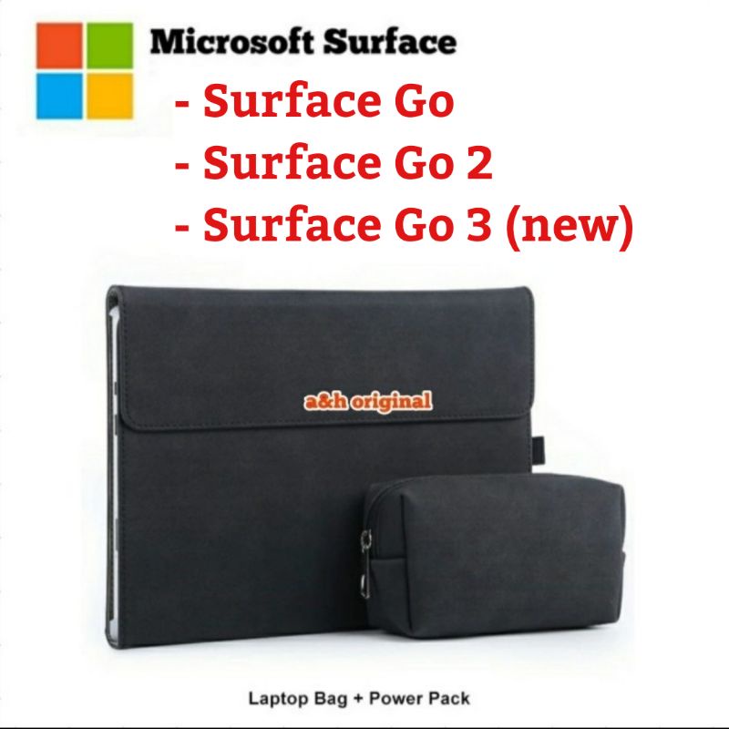 Jual Microsoft Surface Go | Go 2 | Go 3 - Exclusive Leather Flip Cover ...