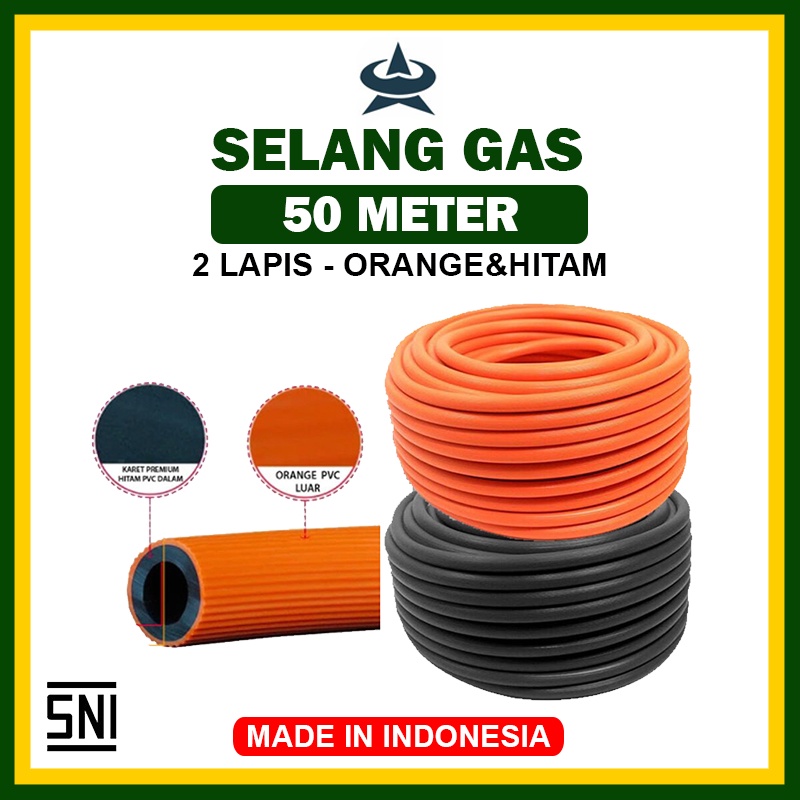 Jual GEMUK Selang Gas Lpg 2 Lapis Tebal Permeter Selang Gas Anti Bocor ...