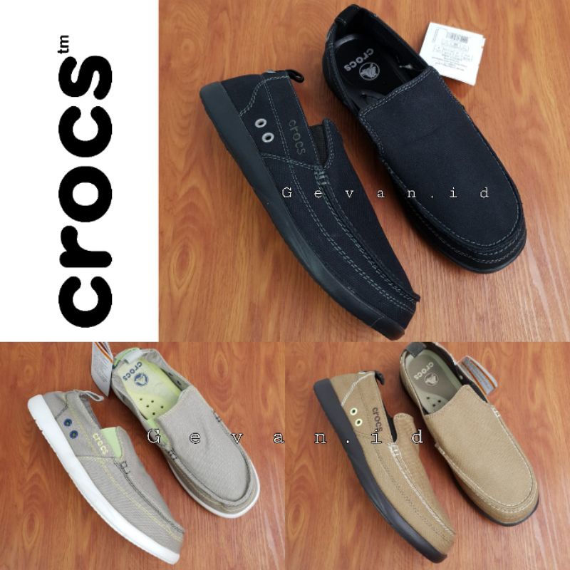 Jual SEPATU CROCS PRIA / SEPATU CROCS WALUMAN / SEPATU SLIPON CROCS ...