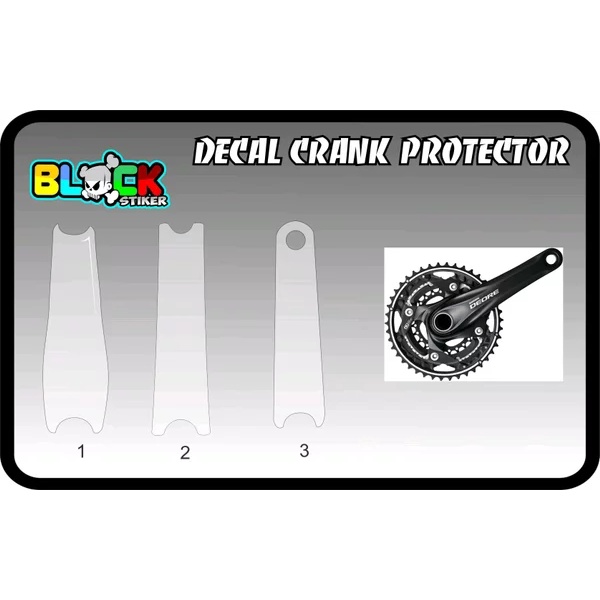 Jual decal sticker crank protector clear bening | Shopee Indonesia