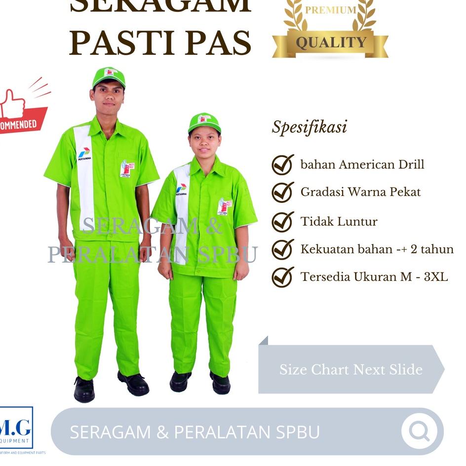 Jual BAJU SERAGAM OPERATOR , PENGAWAS , OB ,TEKNISI SPBU PERTAMINA ...