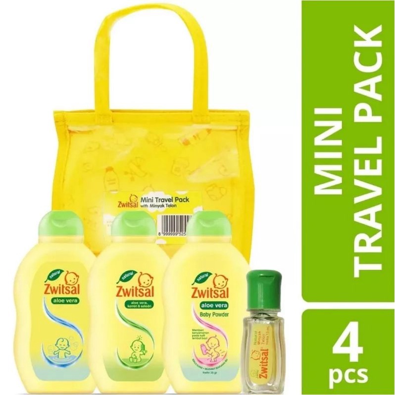 Jual ZWITSAL Safe Travel Kit / Mini Travel Pack | Shopee Indonesia
