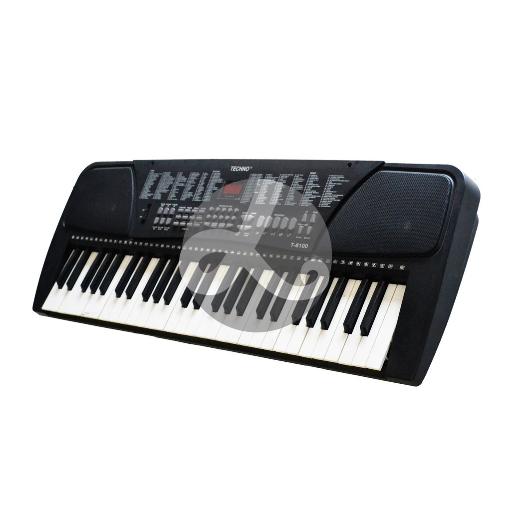 Jual Techno T-8100 Hitam Alat Musik Keyboard | Shopee Indonesia
