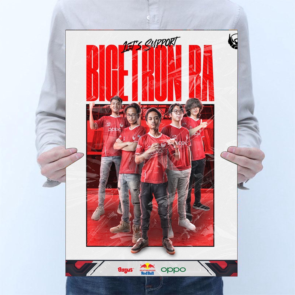 Jual Poster BTR ( Poster Bigetron Esport, Poster Red Aliens , Poster ...