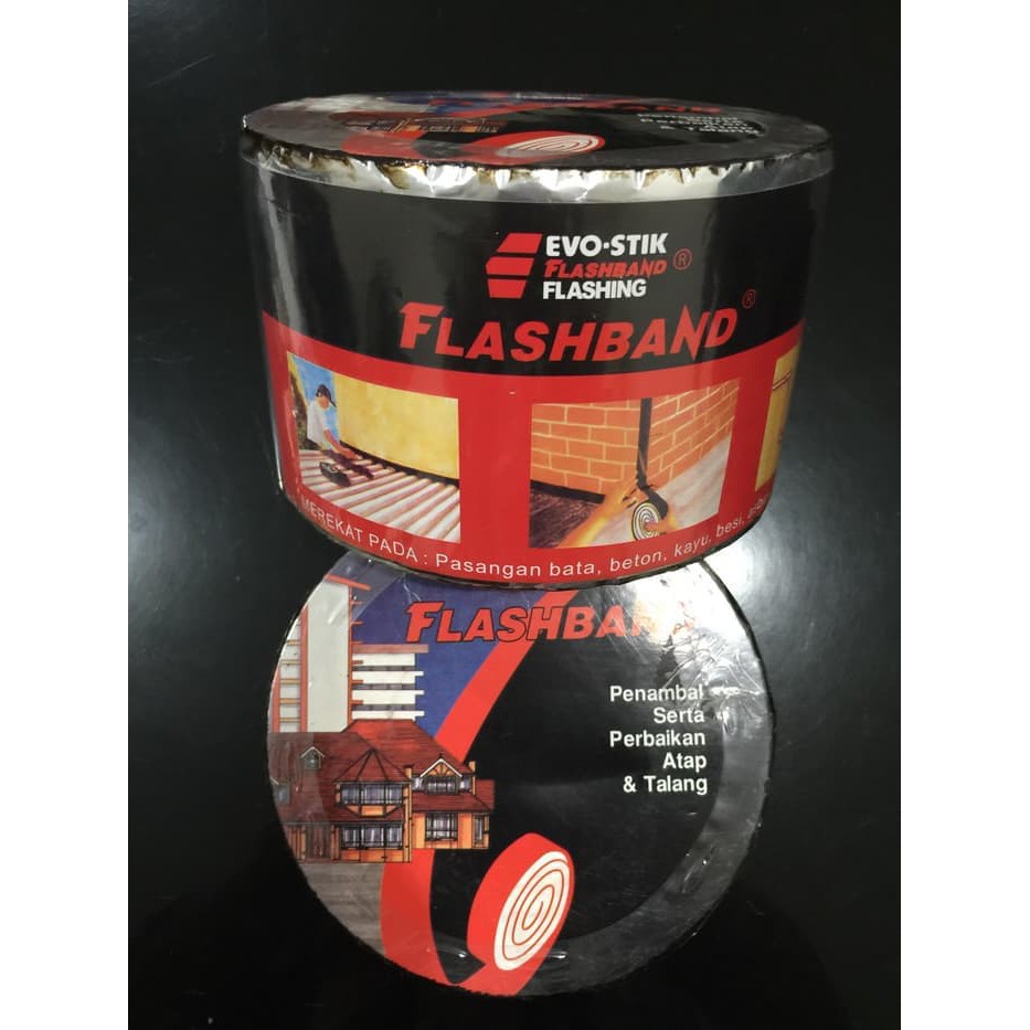 Jual LEM TALANG FLASHBAND ROLL 10 cm / LAKBAN PENAMBAL PENUTUP BOCOR ATAP | Shopee Indonesia