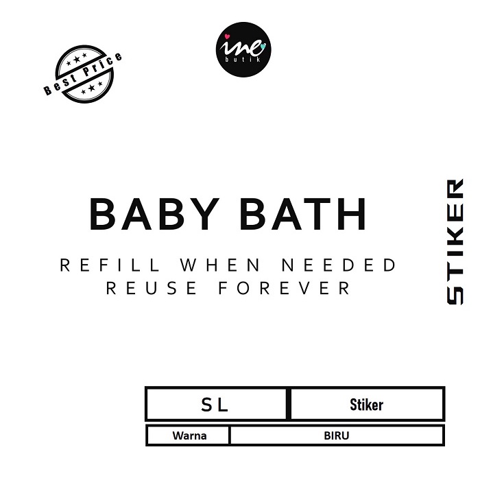 Jual STIKER BOTOL SABUN KAMAR MANDI | STICKER LABEL VYNIL TRANSPARAN ...