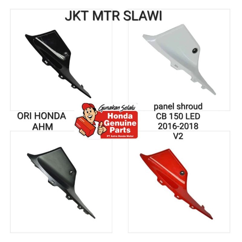 Jual cover panel shroud atau kupingan tangki bagian dalam cb 150r led ...