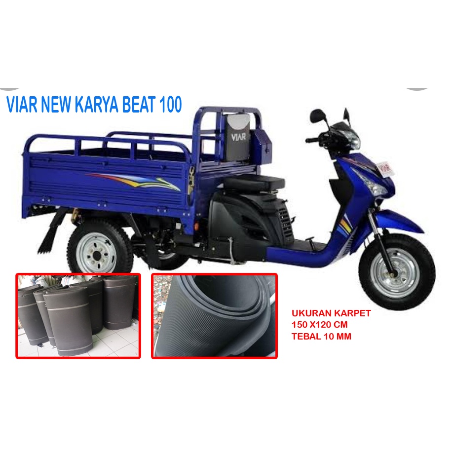 Jual karpet bak motor 3 roda berbagai type ukuran disesuaikan mau COD ...