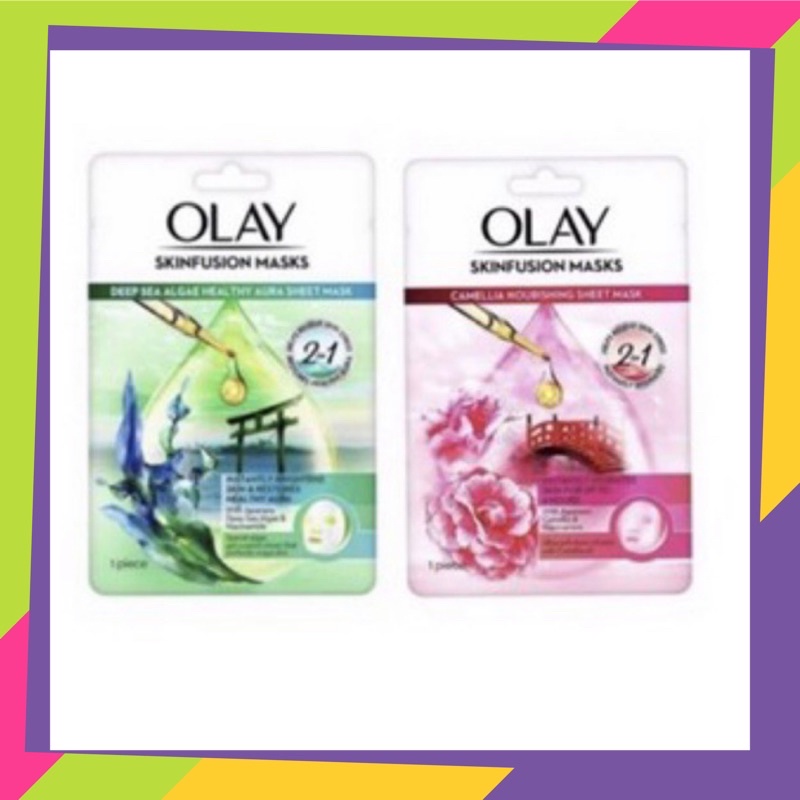 Jual Olay Sheet Mask 2 in 1 | Shopee Indonesia