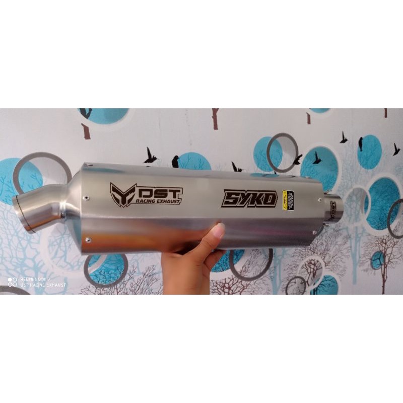 Jual Knalpot racing original DST racing big volume titan full stenlis ...