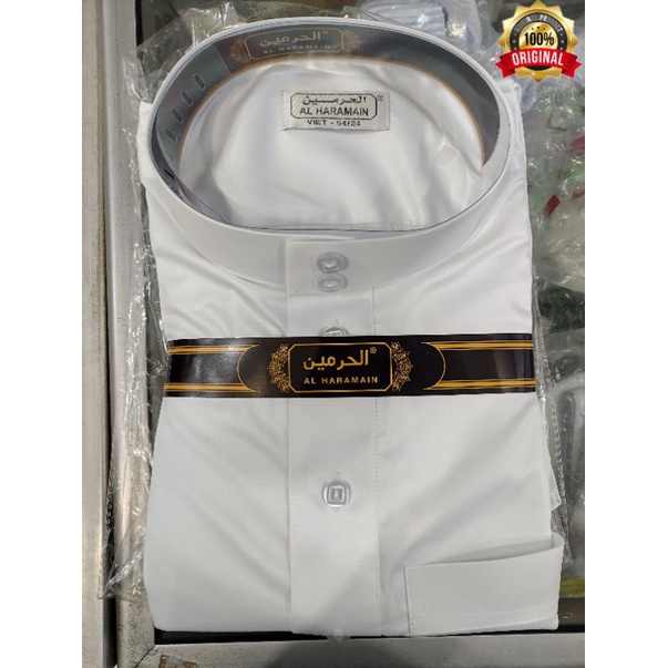 Jual GAMIS JUBAH IMPORT AL HARAMAIN PUTIH / GAMIS HARAMAIN PUTIH ...