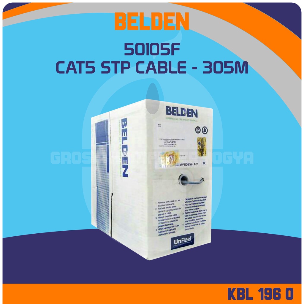 Jual Belden 50105F Cat5e Cat 5 Indoor STP Cable 305M Kabel Jaringan 1 ...