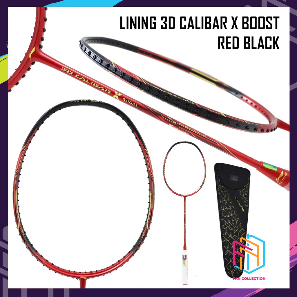 Jual LINING 3D CALIBAR X BOOST RAKET BADMINTON ORIGINAL | Shopee Indonesia