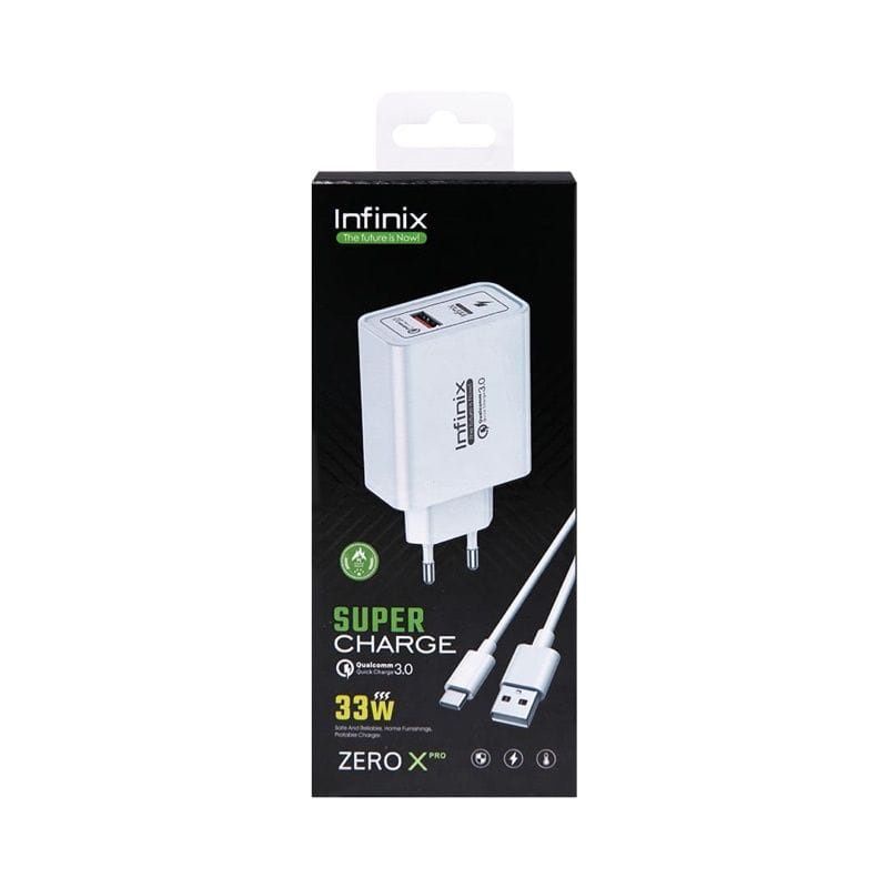 Jual Travel Charger Ori INFINIX 33W Fast Charging Charger Zero X Pro ...