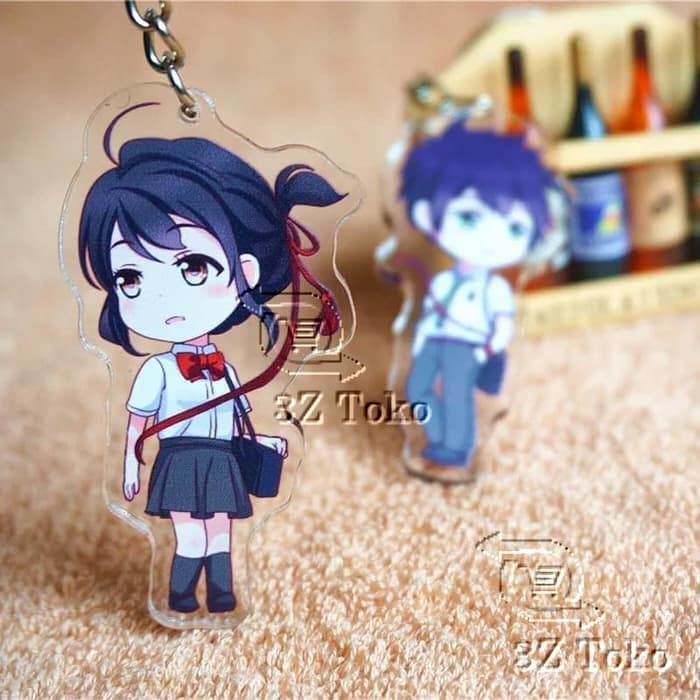 Jual Acrylic Keychain - Miyamizu Mitsuha Tachibana Taki (2pcs/set ...