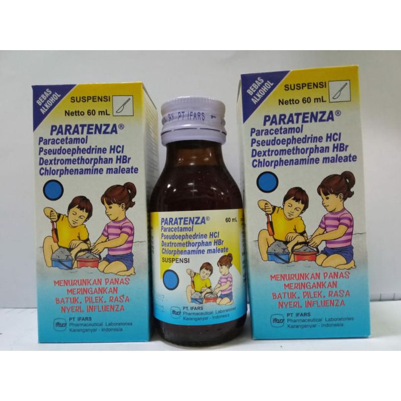 Jual Paratenza Obat Demam & Batuk 60ml | Shopee Indonesia