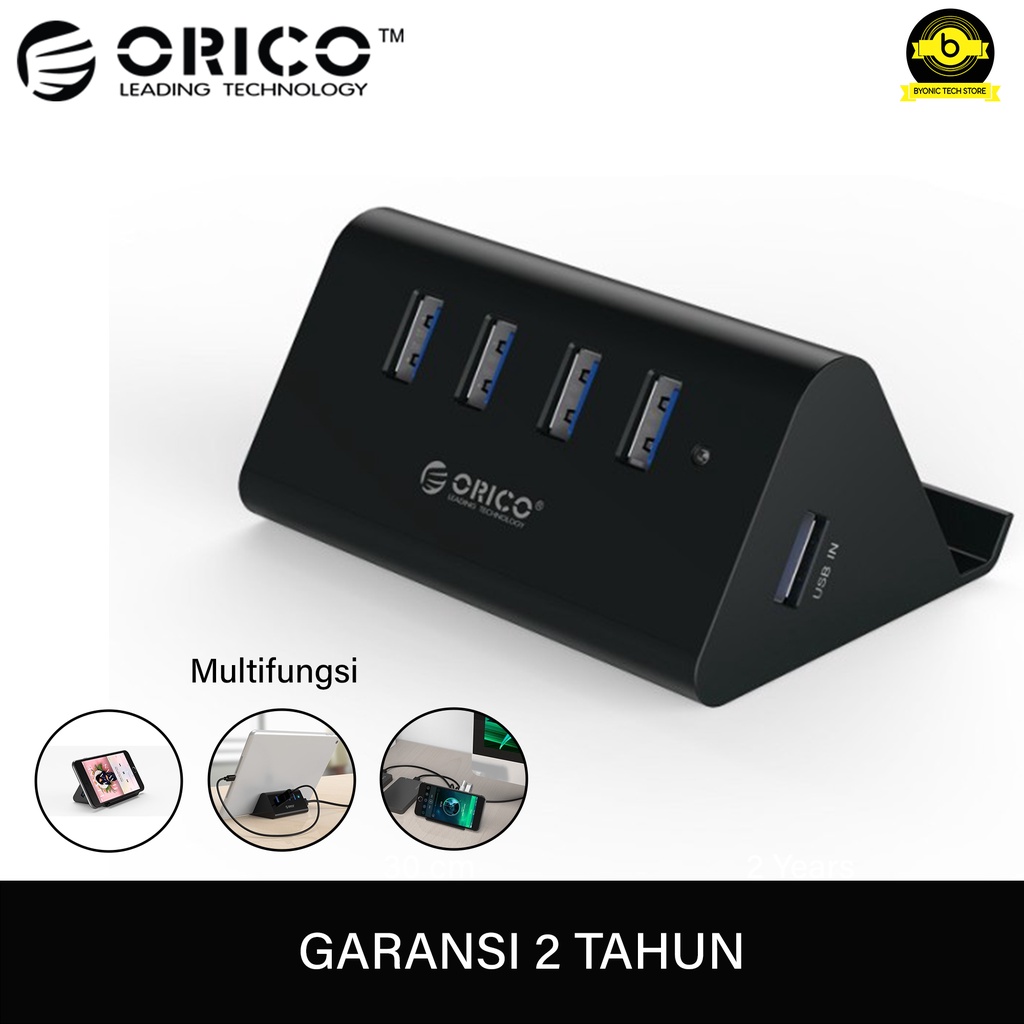 Jual USB HUB ORICO 4 Port USB 3.0 Super Speed HUB with Phone & Tablet ...