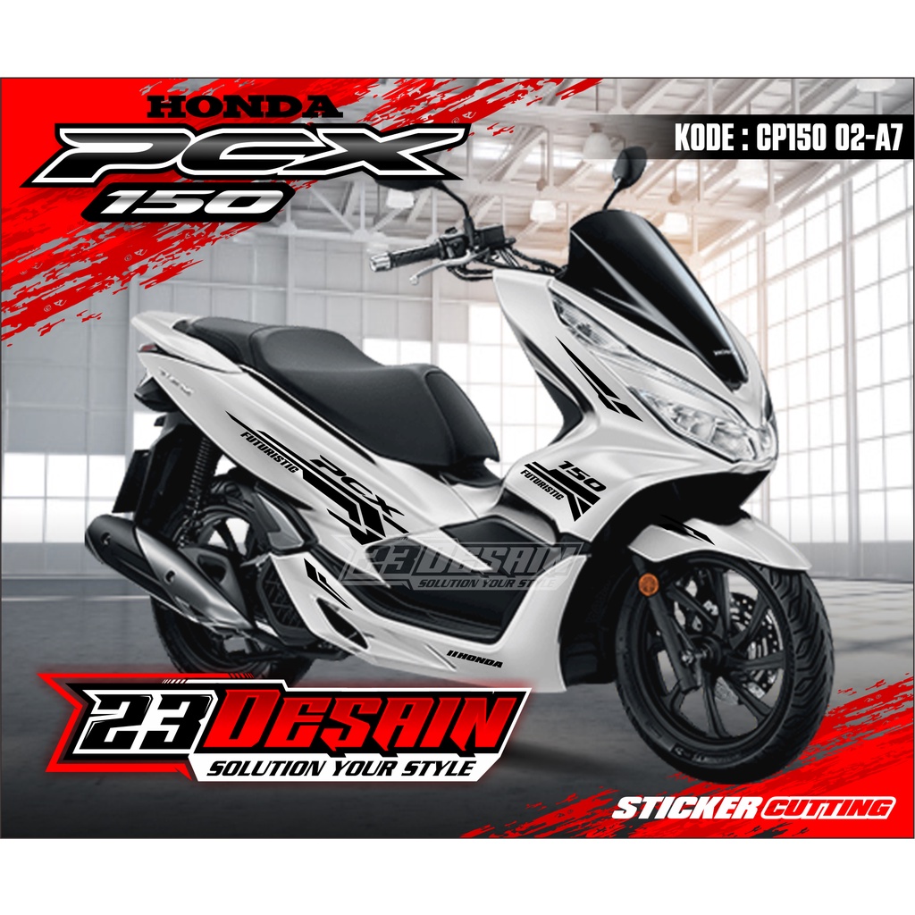 Jual Sticker PCX 150 - Cutting Stiker New Pcx - Striping Honda PCX ...