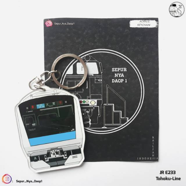 Jual keychain JR E233 Keīhīn-Tohoku Line | Shopee Indonesia