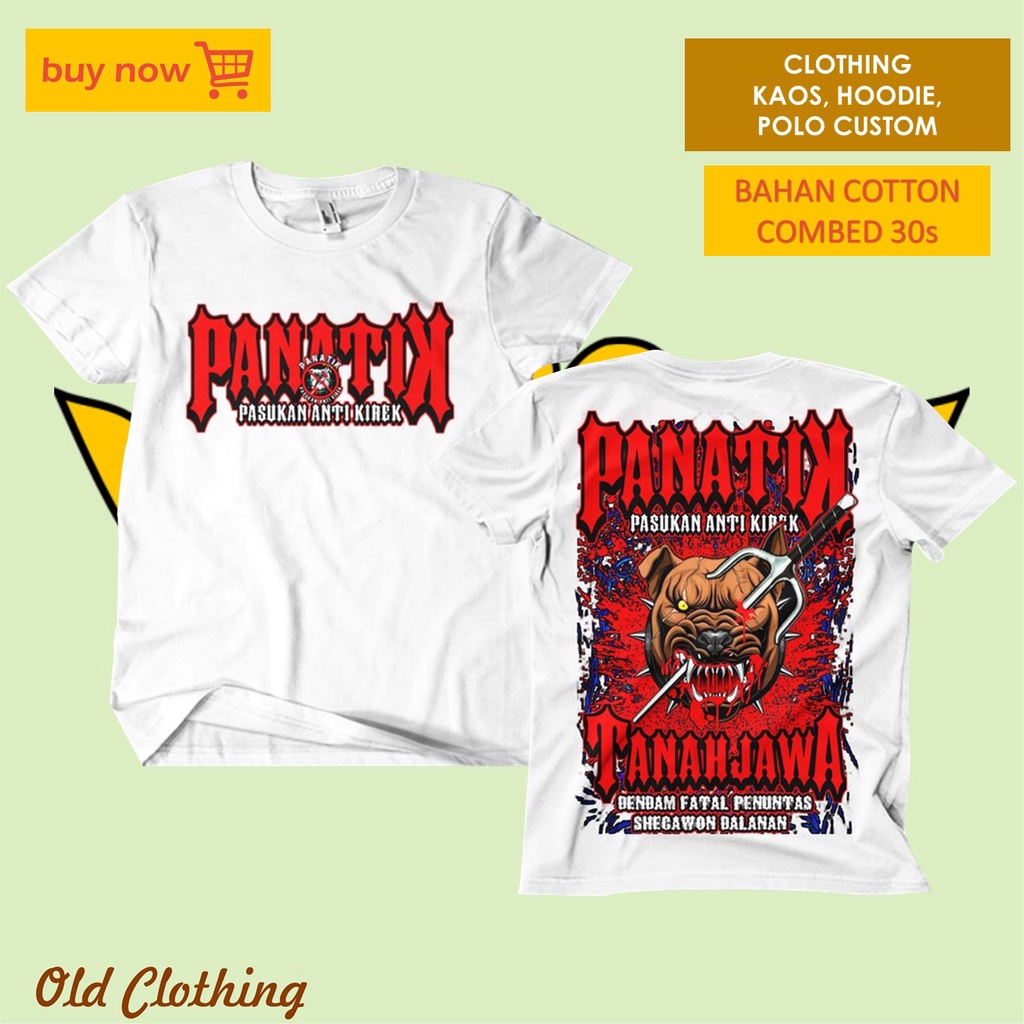 Jual KAOS PANATIK KAOS PRIA DISTRO KAOS LENGAN PENDEK BAJU ATASAN PRIA ...