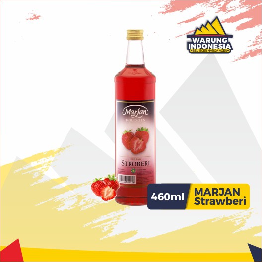Jual Syrup Marjan Strawberry 460ml | Shopee Indonesia