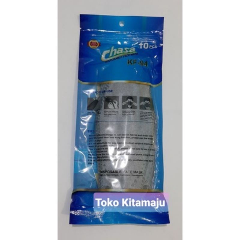 Jual Masker KF 94 premium chasa 3D Warna Abu Masker KEMENKES | Shopee ...