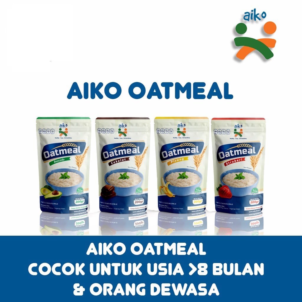 Jual Aiko Oatmeal Sehat by Aiko Food 1thn+ dan dewasa Rasa All Varian ...