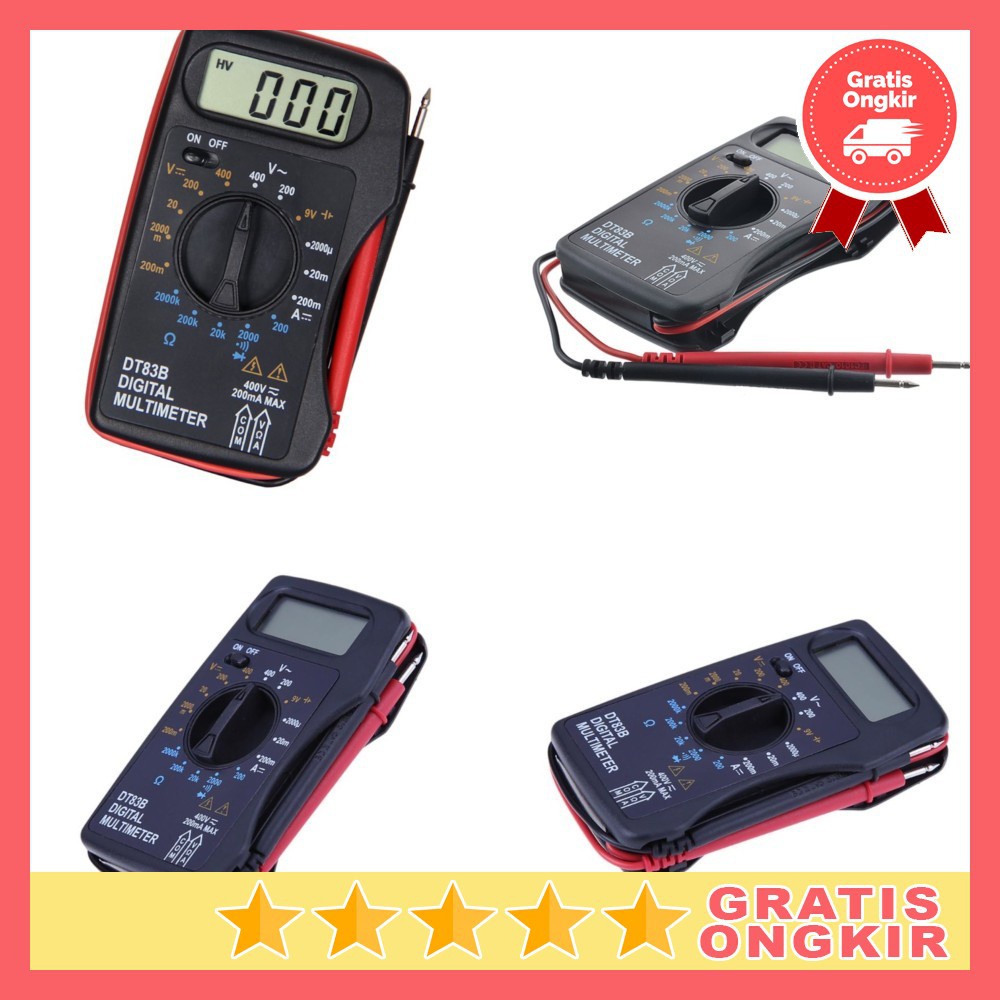 Jual Multimeter Digital AC DC Voltage Tester Alat Tes Listrik ...