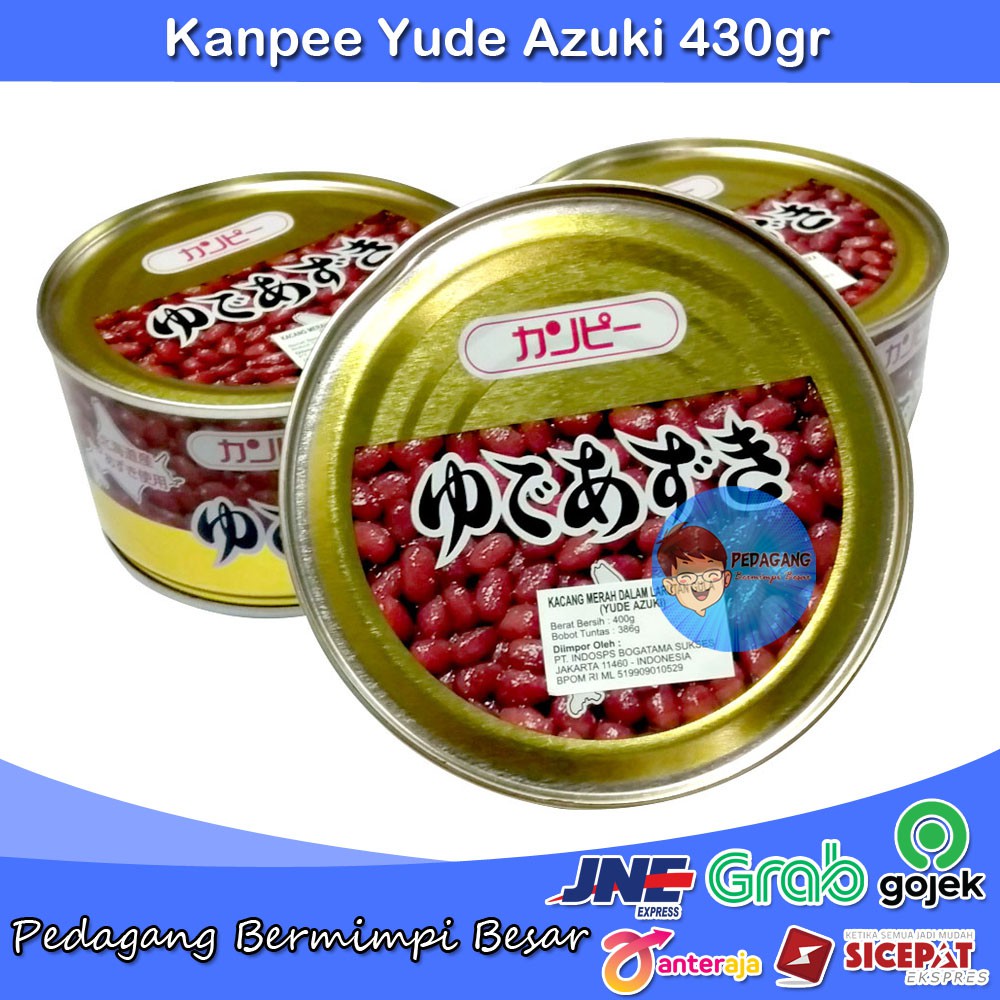 Jual Kanpee Yude Azuki 430gr | Kacang Merah Kaleng | Shopee Indonesia