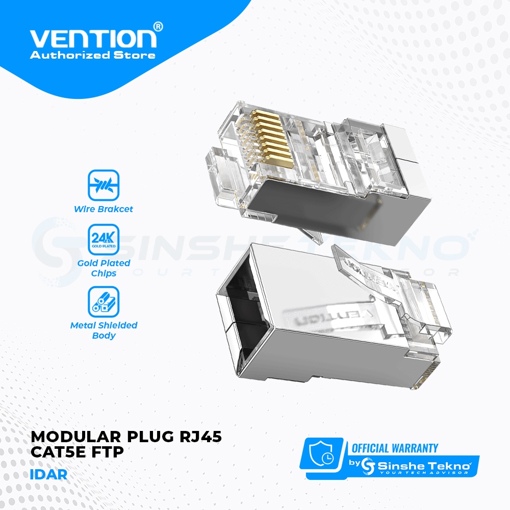 Jual Vention Connector RJ45 Cat5e FTP Cat5 | Shopee Indonesia