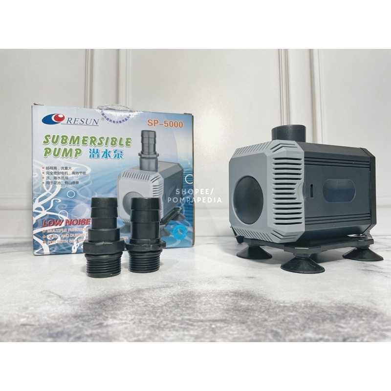 Jual Resun SP 5000 Pompa Aquarium Kolam / Resun SP-5000 Hidroponik ...