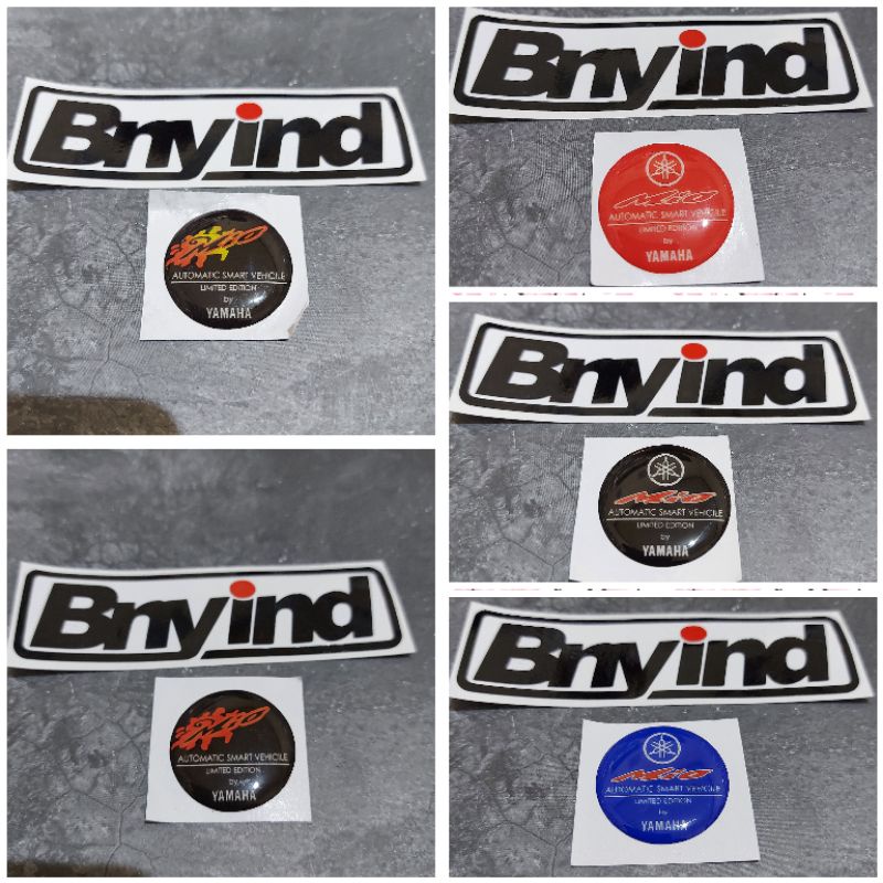 Jual STICKER EMBLEM MIO AUTO MATIC SMART VIHICLE LIMITED EDITION TIMBUL ...