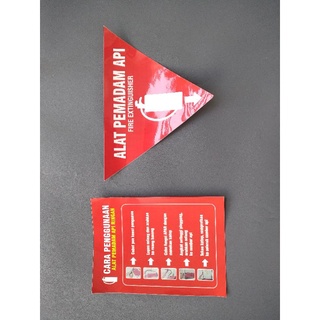 Jual Stiker Segitiga Tanda APAR dan Cara Penggunaan APAR (Alat Pemadam ...