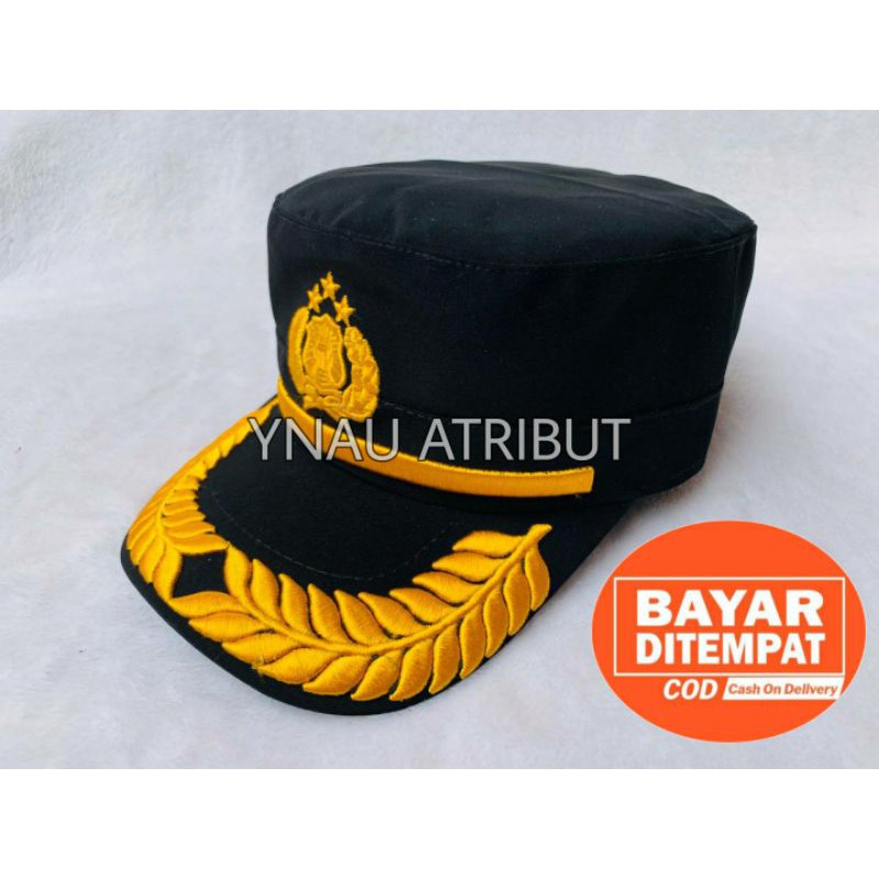 Jual Pilkep / Field Cap / Topi Komando Pamen Polri Exclusive By YNAU ...