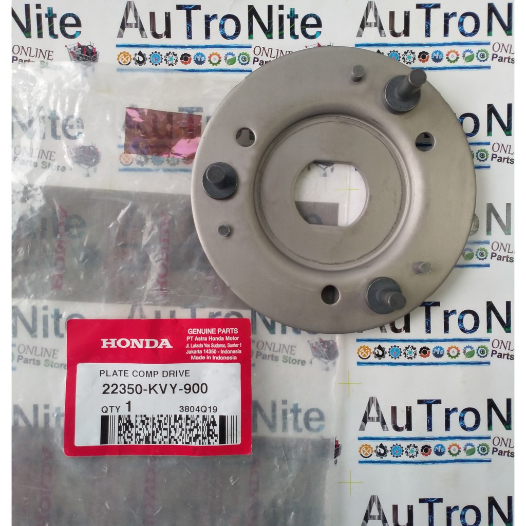 Jual Plate Rumah Kopling Comp Drive 22350-KVY-900 Original Honda Beat ...