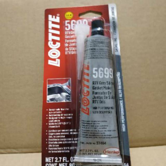Jual Loctite RTV 5699 Grey Silicone Gasket Maker Lem Packing Sealer ...