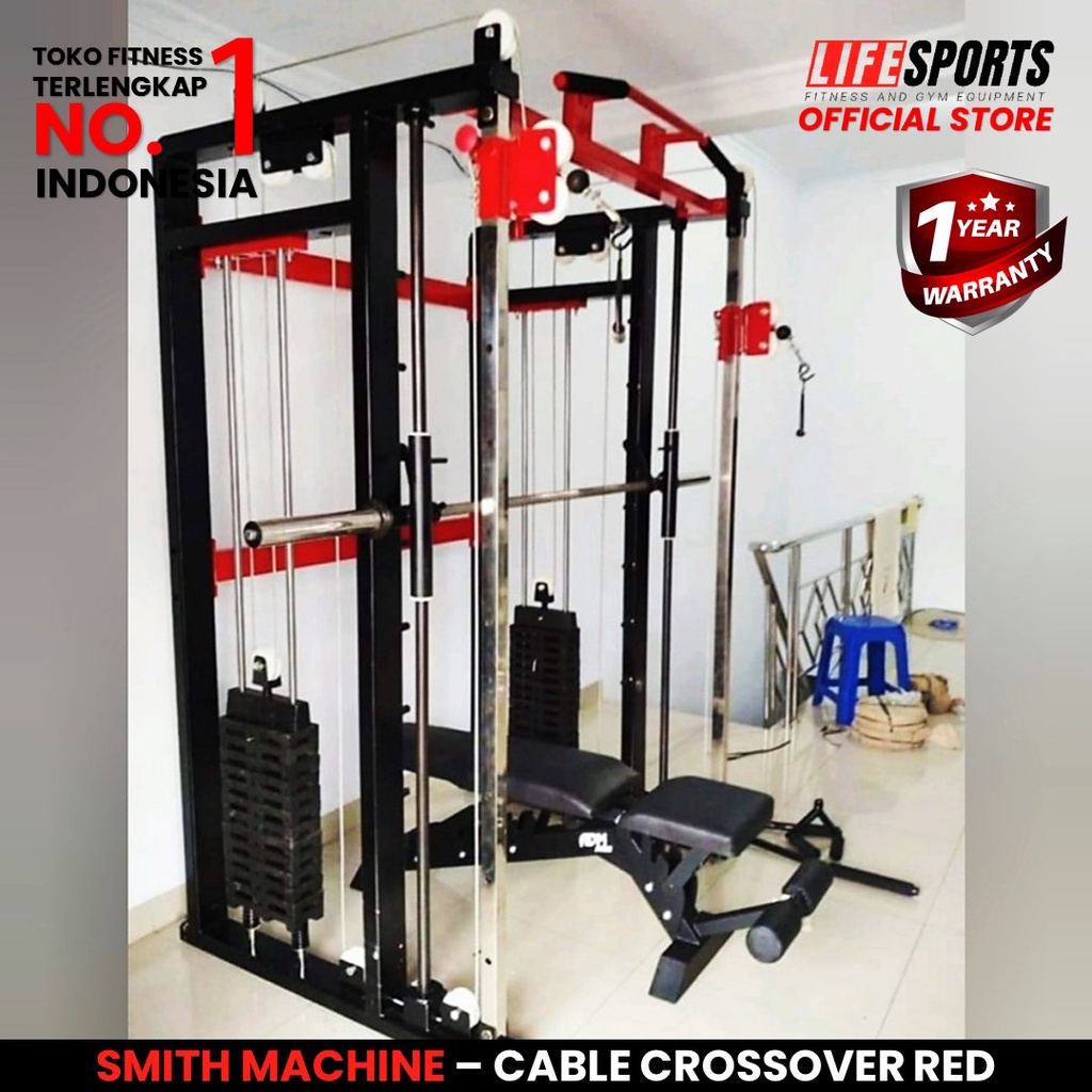 Jual LIFESPORTS - New Alat Olahraga Fitness Sport Gym Multi Homegym ...