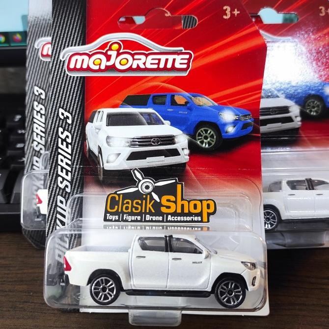 Jual Majorette Pickup Series 3 Toyota Hilux Revo Putih white | Shopee ...