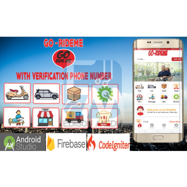 Jual Source Code Aplikasi Mirip Gojek Grab bisa dikembangkan | Shopee ...