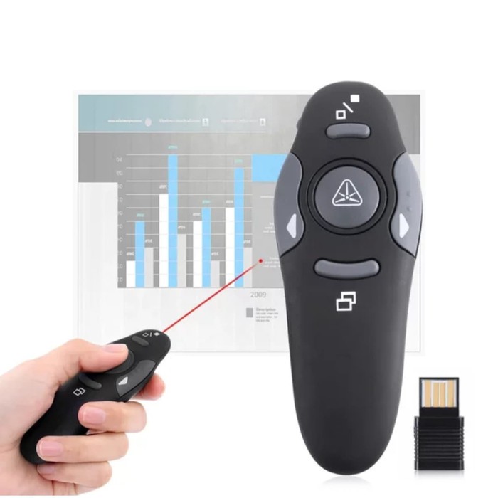 Jual Laser pointer wireless meeting USB alat presentasi kantor kelas ...