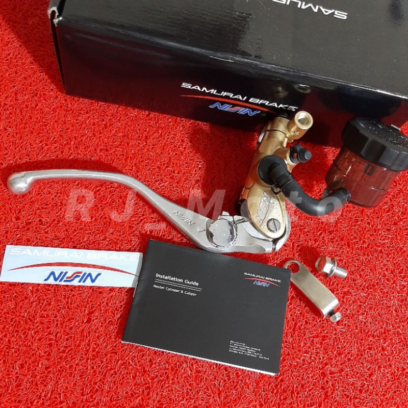 Jual master rem nissin samurai radial 16mm non axial universal semua motor | Shopee Indonesia
