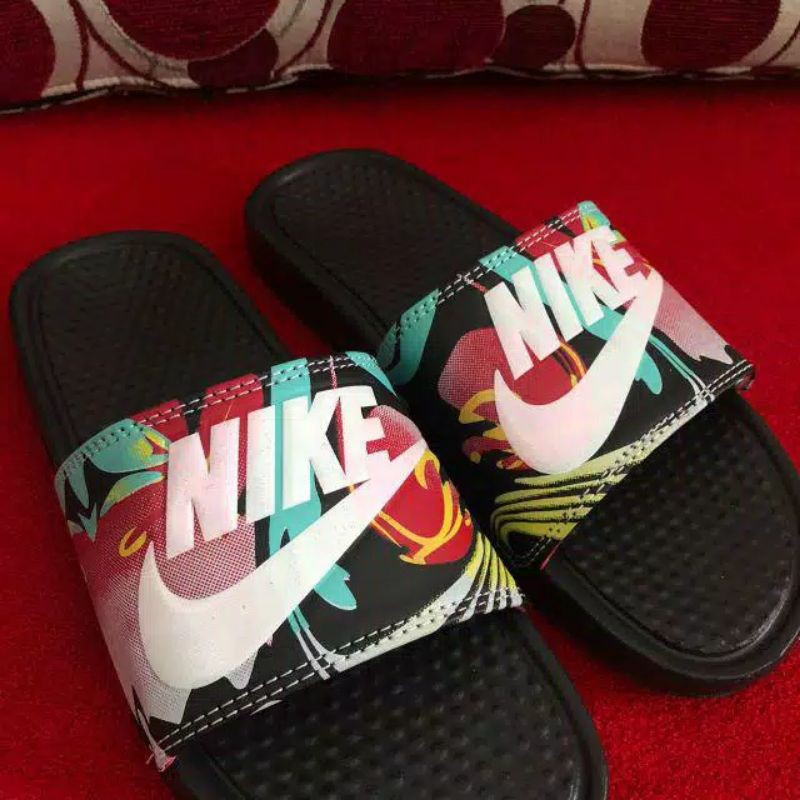 Jual SANDAL NIKE BENASSI SWOOSH FLIP FLOP SANDAL CASUAL | Shopee Indonesia