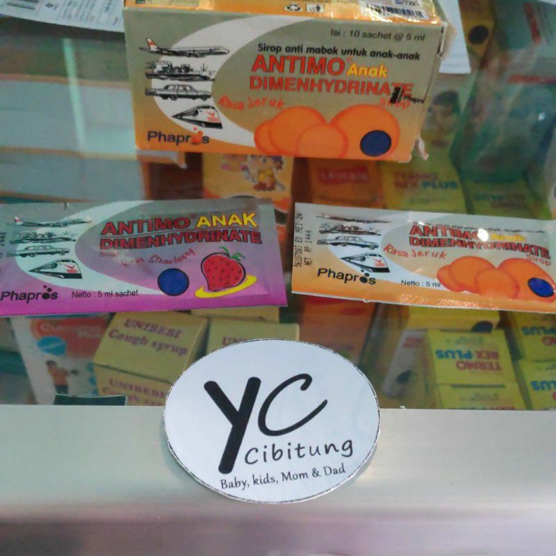 Jual Antimo Anak Sachet Sirop Rasa Jeruk Strawberry 5ml sirup anti ...