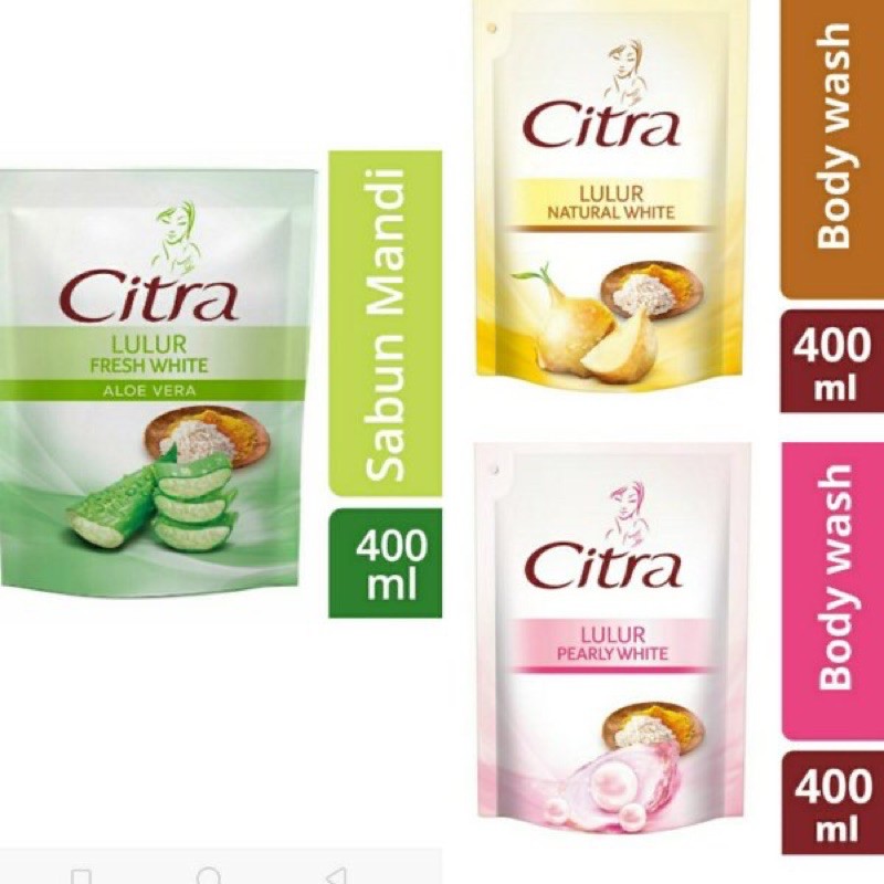 Jual CITRA Sabun Mandi Cair - 220 dan 400 ml | Shopee Indonesia